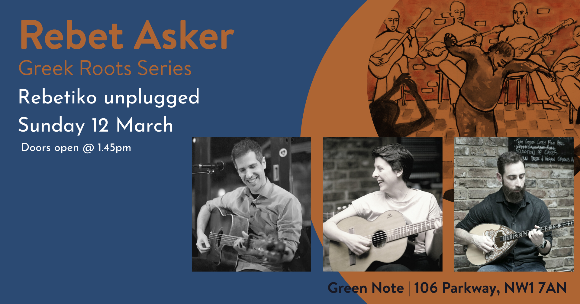 Rebet Asker Greek Roots Series. Rebetika Unplugged. - Rebetiko Carnival
